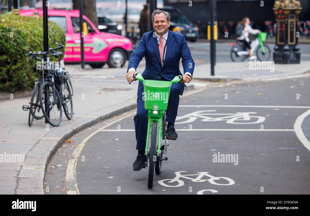 London, UK. 2nd Sep, 2024. Harry Cole, political editor of The Sun ...