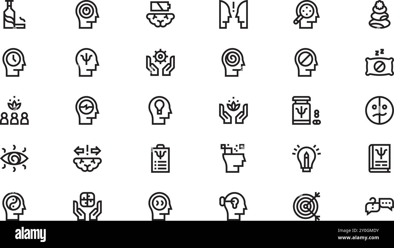 Psychology icons High-Quality Vector Icons Collection with Editable ...
