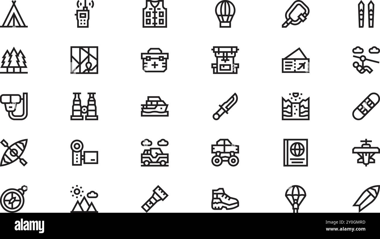 Adventure icons High-Quality Vector Icons Collection with Editable ...