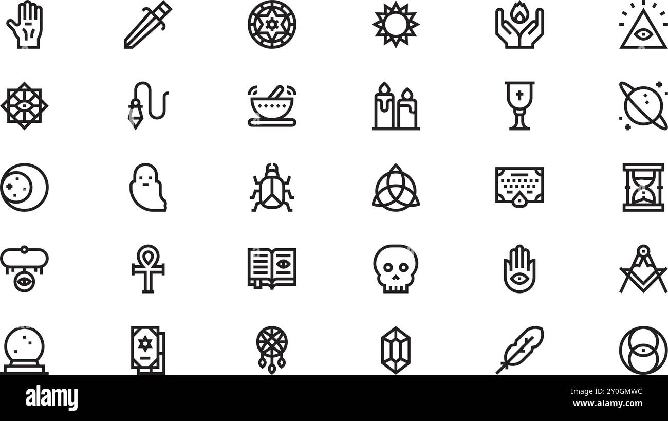 Esoteric icons High-Quality Vector Icons Collection with Editable ...