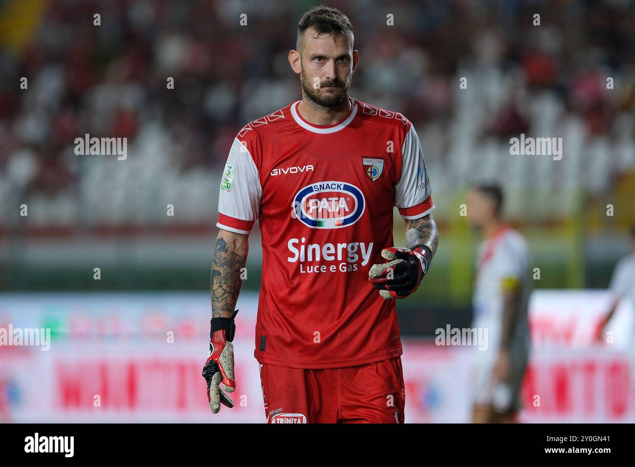 Mantua, Italy. 01st Sep, 2024. Marco Festa of Mantova 1911 during the Italian Serie B soccer ...