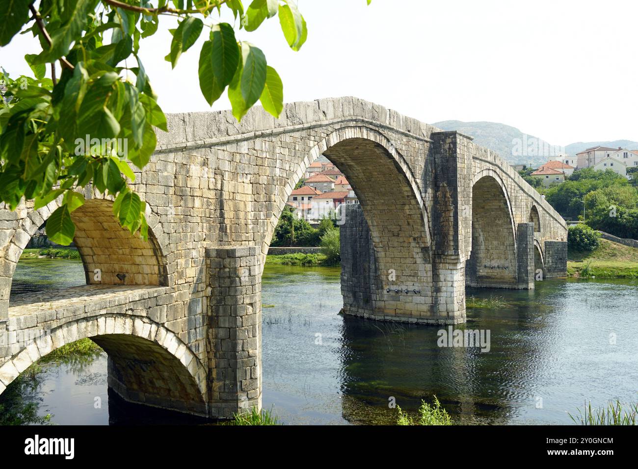 Arches of the Arslanagic (Perovic) Bridge built on the Trebišnjica ...