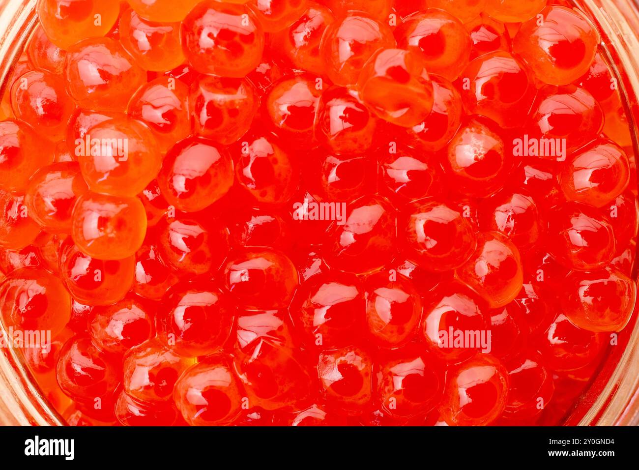 Red caviar in eggs hi-res stock photography and images - Alamy