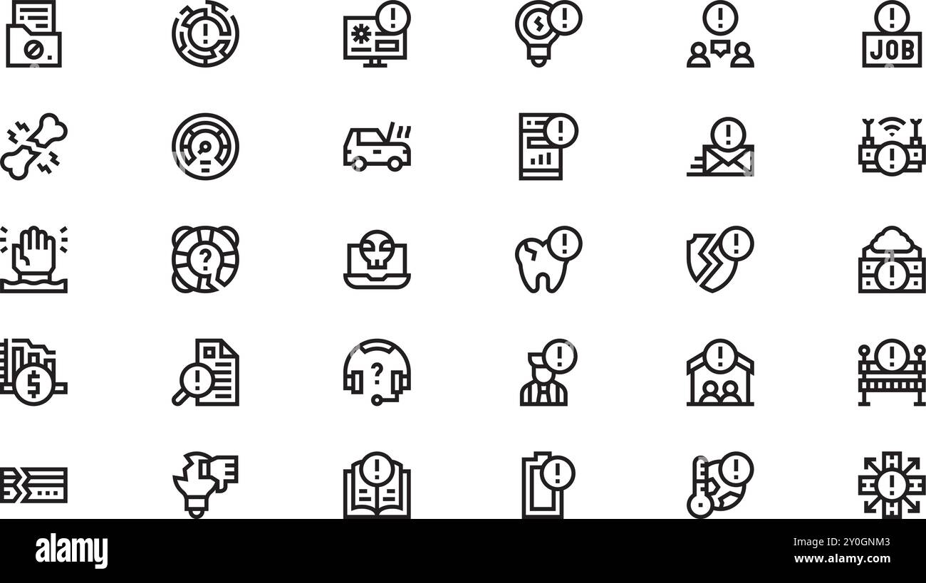 Problem icons High-Quality Vector Icons Collection with Editable Stroke ...