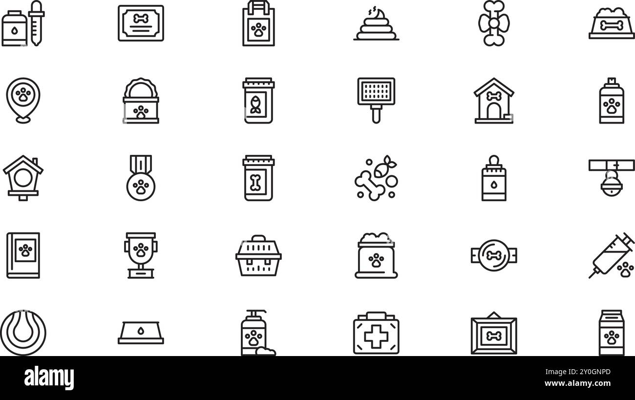 Pets icons High-Quality Vector Icons Collection with Editable Stroke ...