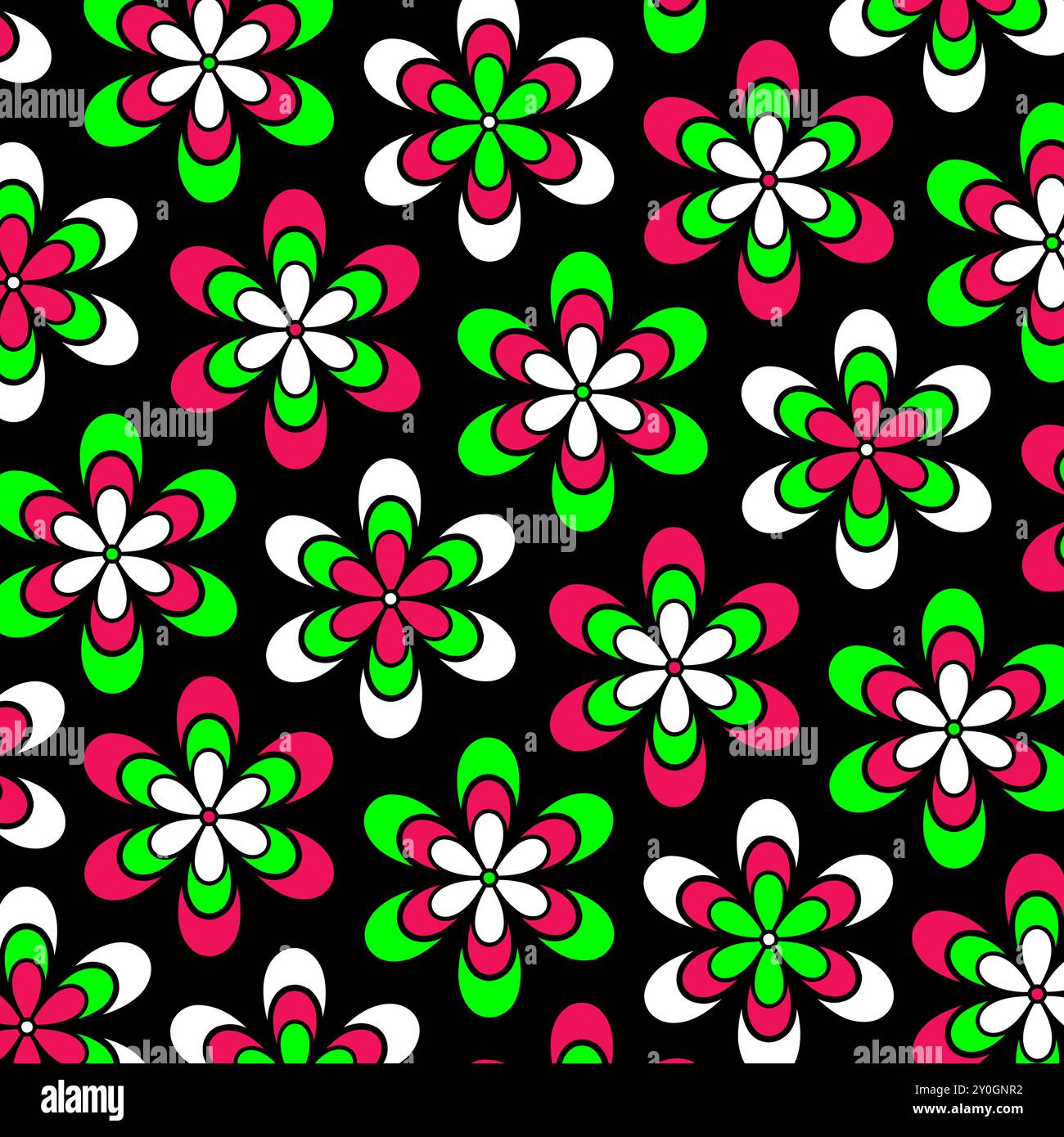 Big flower pattern hi-res stock photography and images - Alamy