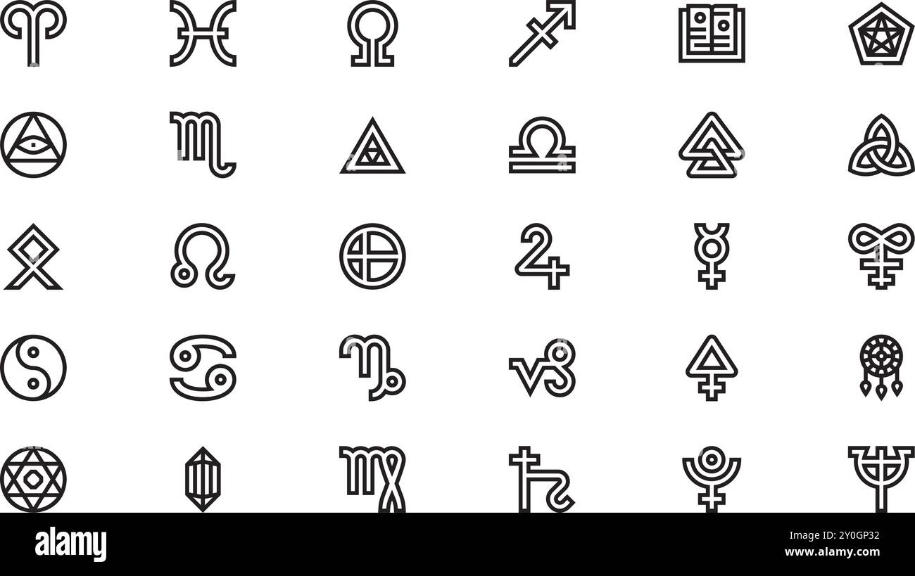 Esoteric icons High-Quality Vector Icons Collection with Editable ...