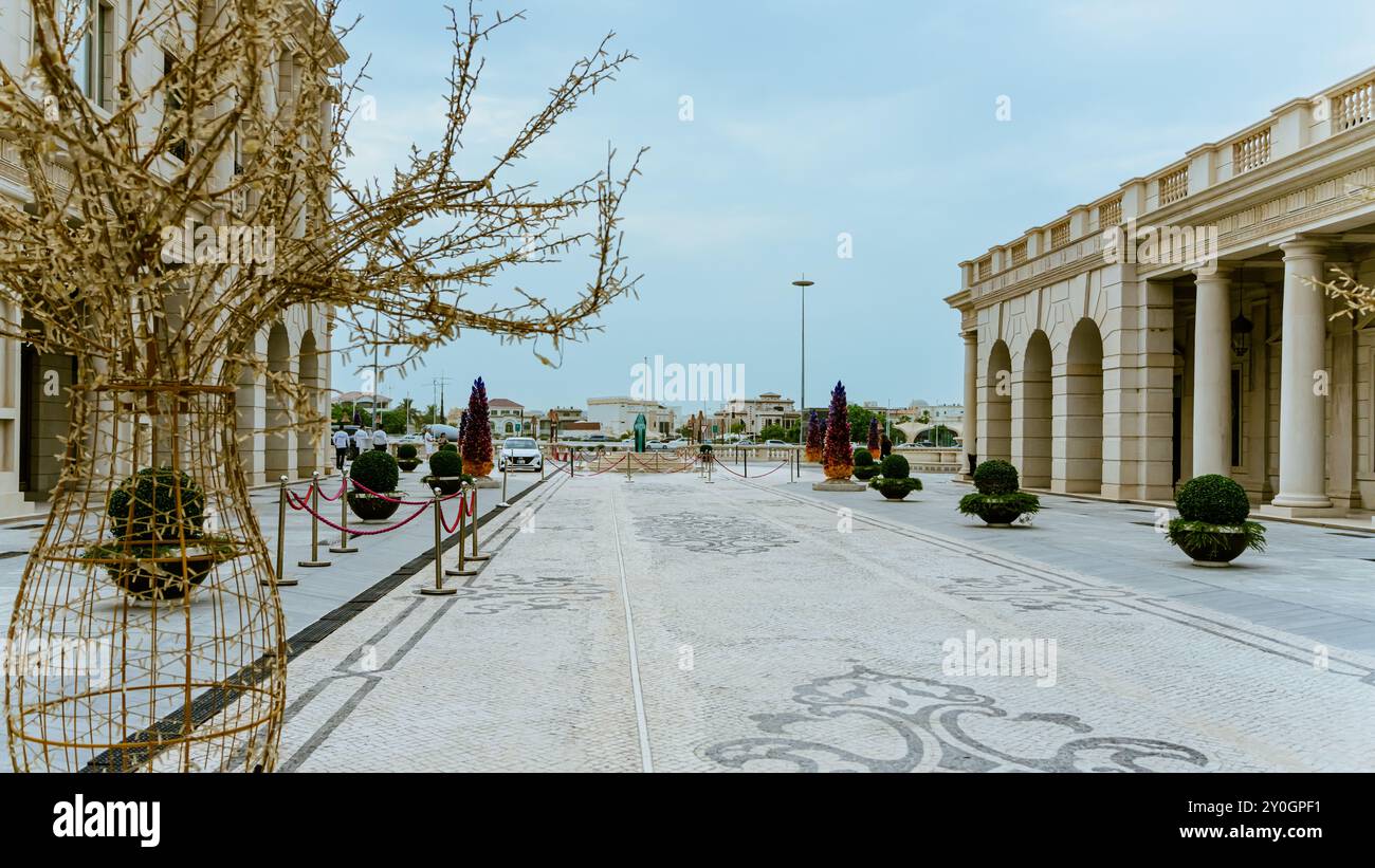 Doha, Qatar- 25082024: Modern city street. High quality photo Stock ...