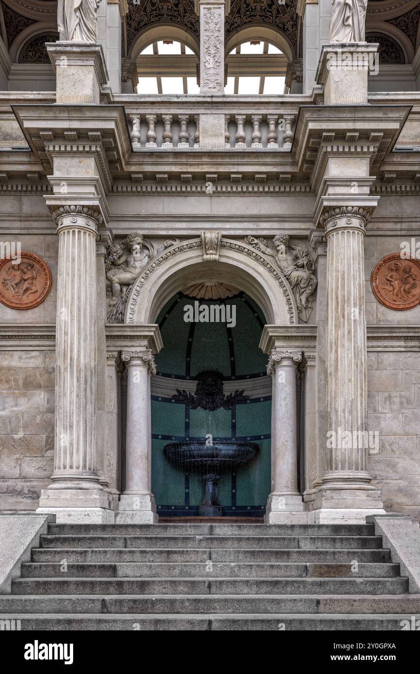 Castle Gardens Bazaar in Budapest Stock Photo - Alamy