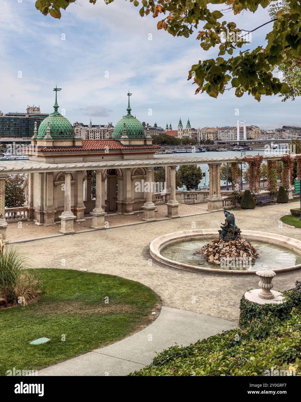 Castle Gardens Bazaar in Budapest Stock Photo - Alamy