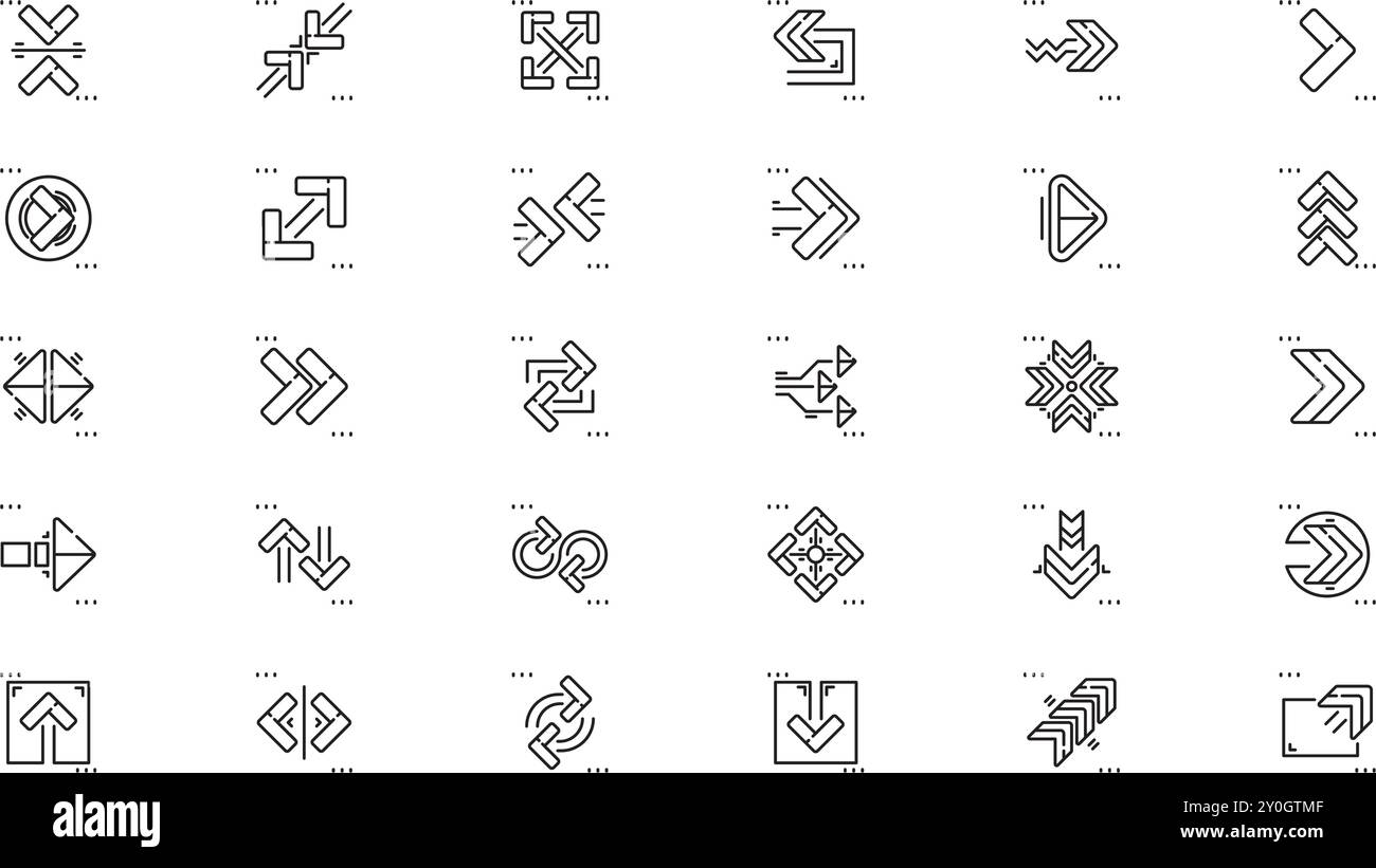 Arrows icons High-Quality Vector Icons Collection with Editable Stroke ...