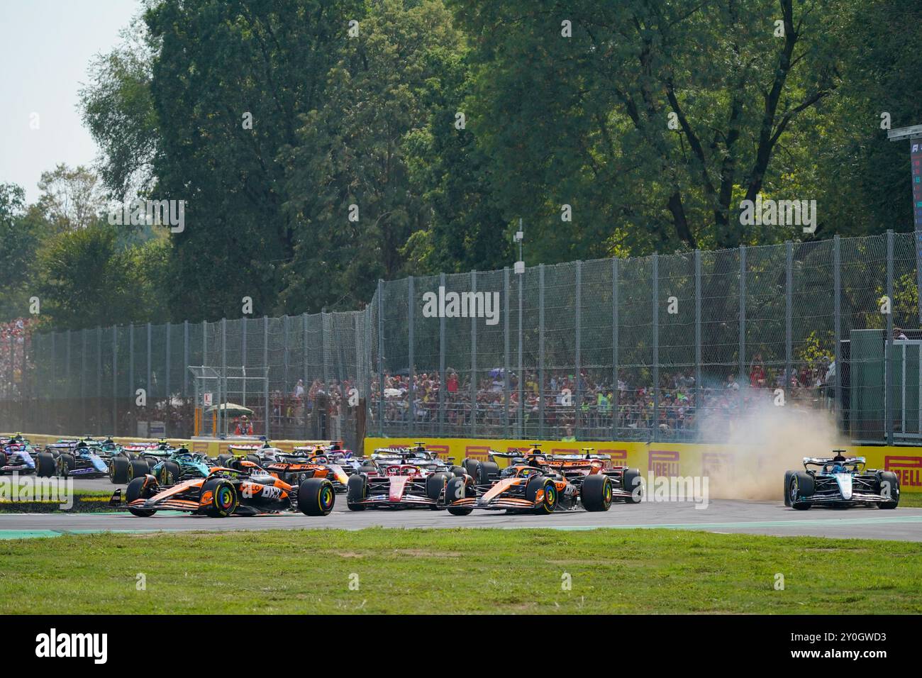 Monza, Italy. 01st Sep, 2024. Start of the race during the Race of the ...