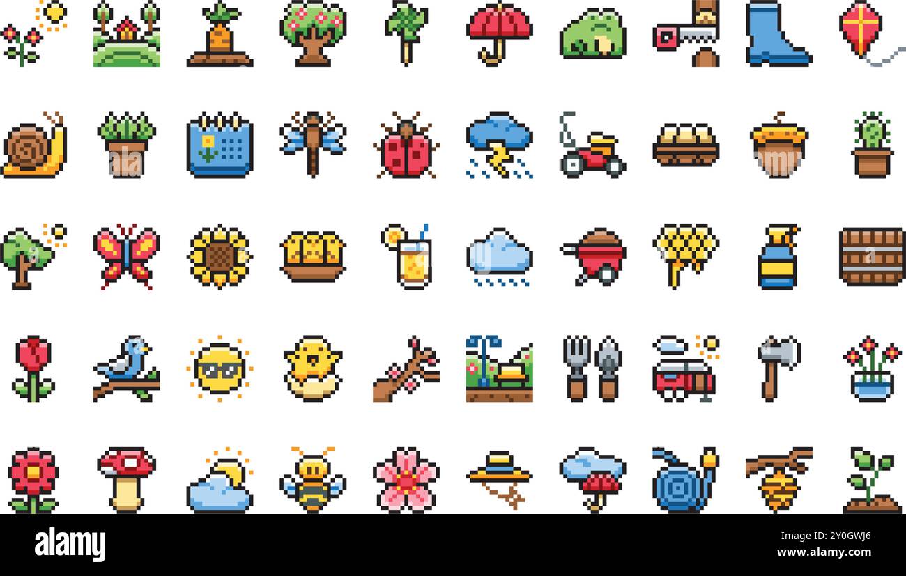 Spring icons High-Quality Vector Icons Collection with Editable Stroke ...