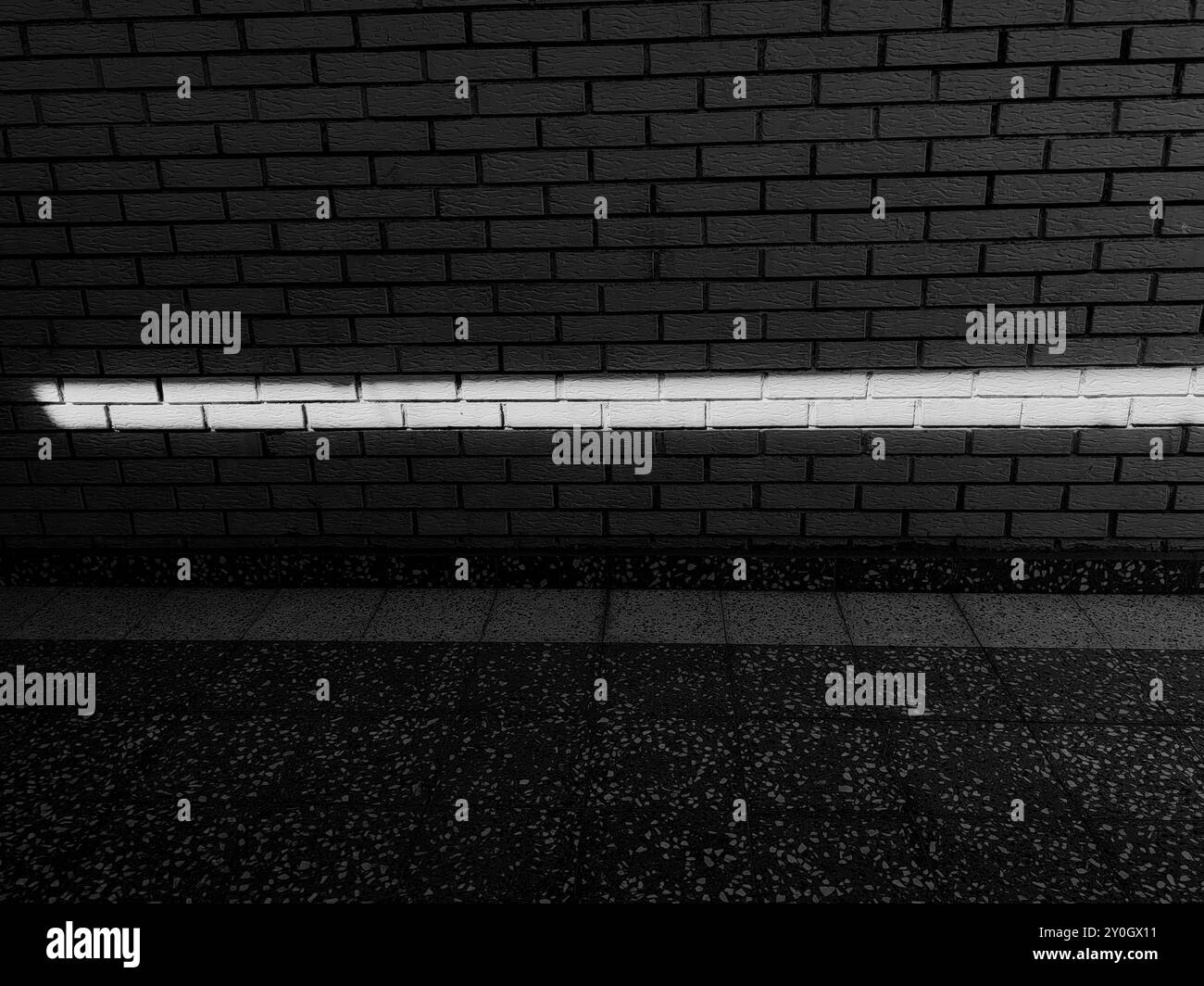 Sunbeam on Brick Wall: Breaking the Pattern – Abstract Bullet of Light ...