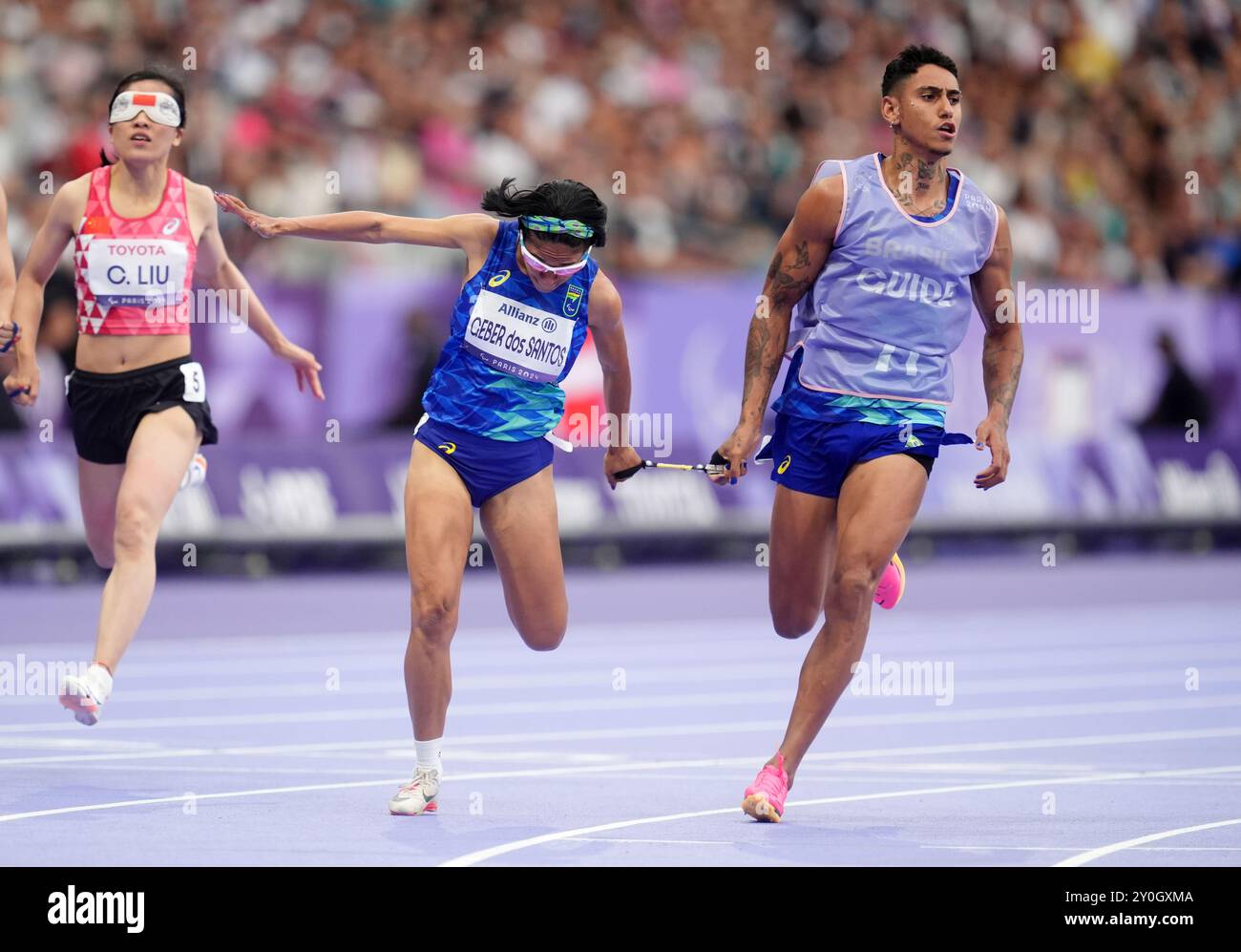 Brazil's Jerusa Geber dos Santos wins the Women's 100m - T11 Semi-Final ...