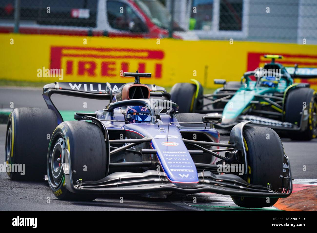 Monza, Italy. 01st Sep, 2024. Alexander Albon of Thailand driving the ...