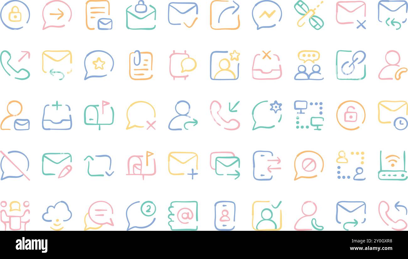 Communication icons High-Quality Vector Icons Collection with Editable ...