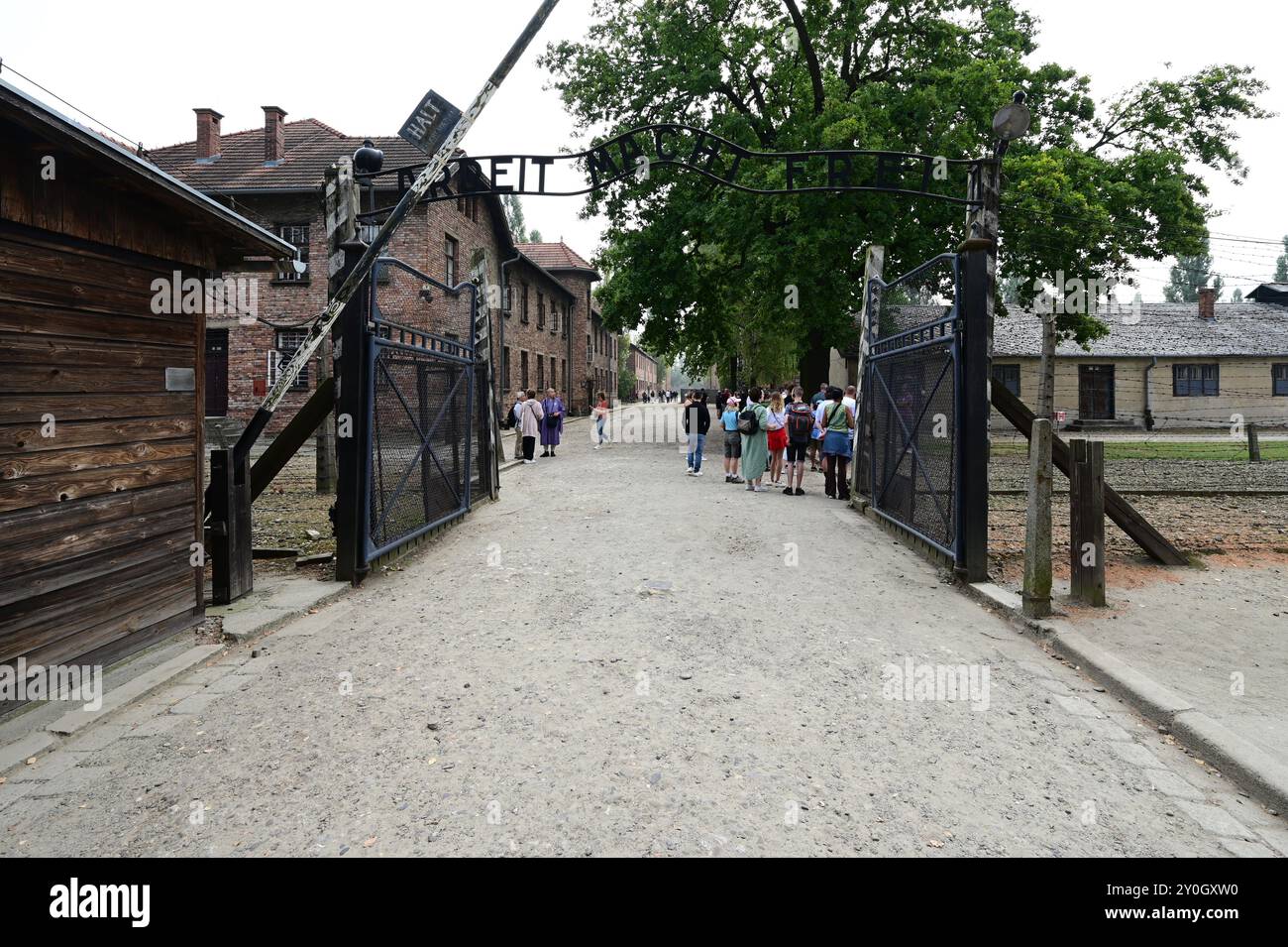 Auschwitz concentration camp Stock Photo - Alamy