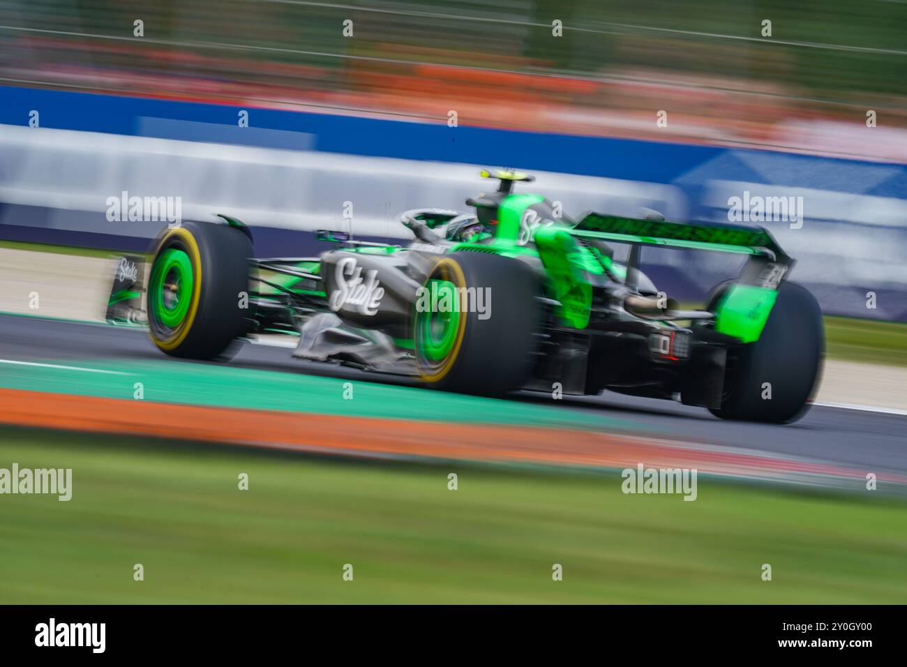 Monza, Italy. 01st Sep, 2024. Zhou Guanyu of China driving the (24 ...
