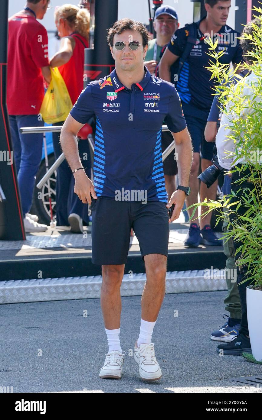 Sergio Perez during the Formula 1 Pirelli Gran Premio d’Italia 2024 on August 30th 2024, Monza ...