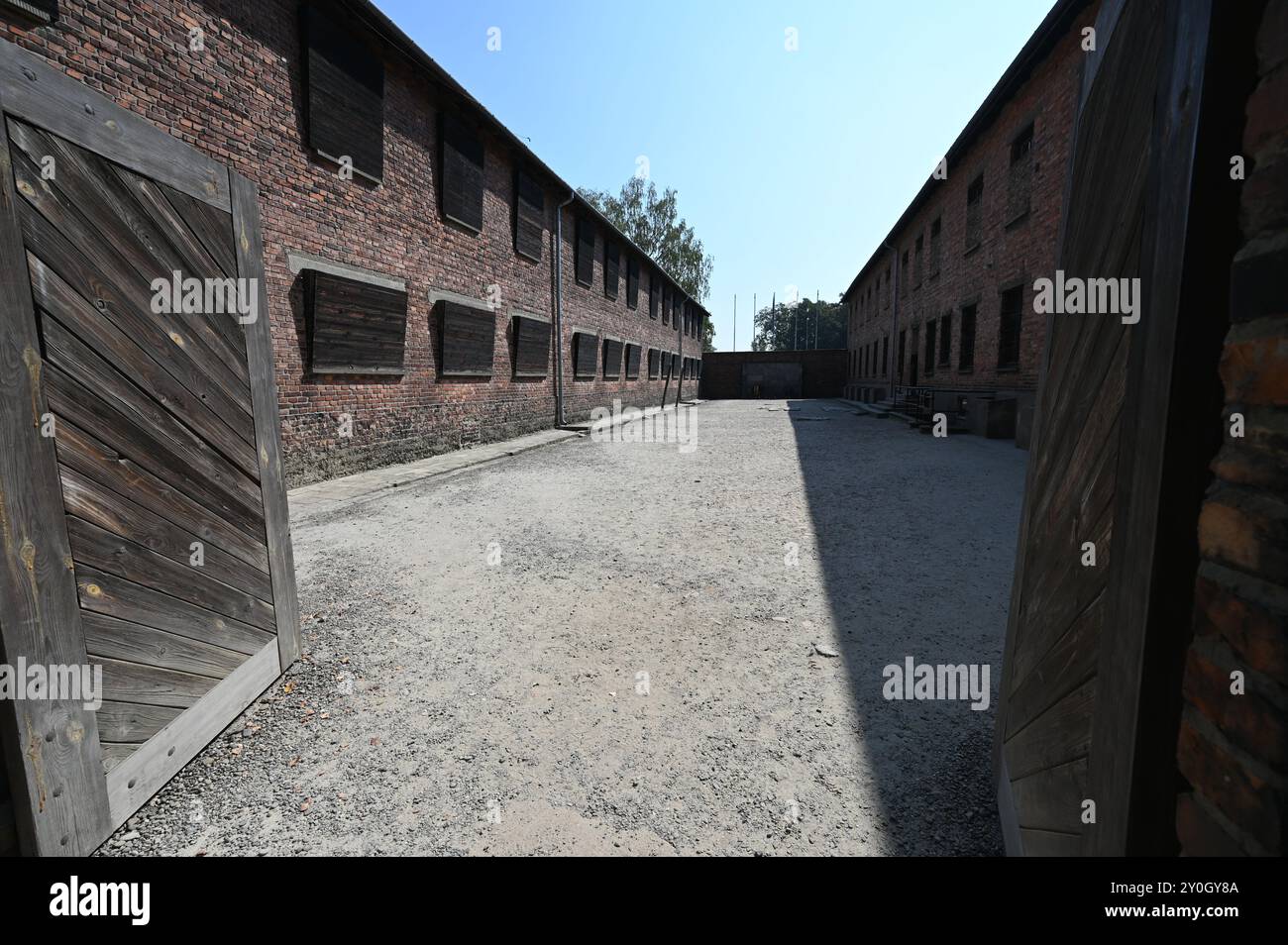 Auschwitz concentration camp Stock Photo - Alamy