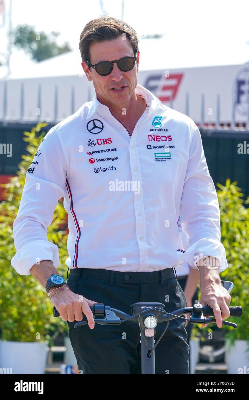 Toto Wolff, Team Chief, Mercedes-AMG PETRONAS F1 Team during the Formula 1 Pirelli Gran Premio d ...
