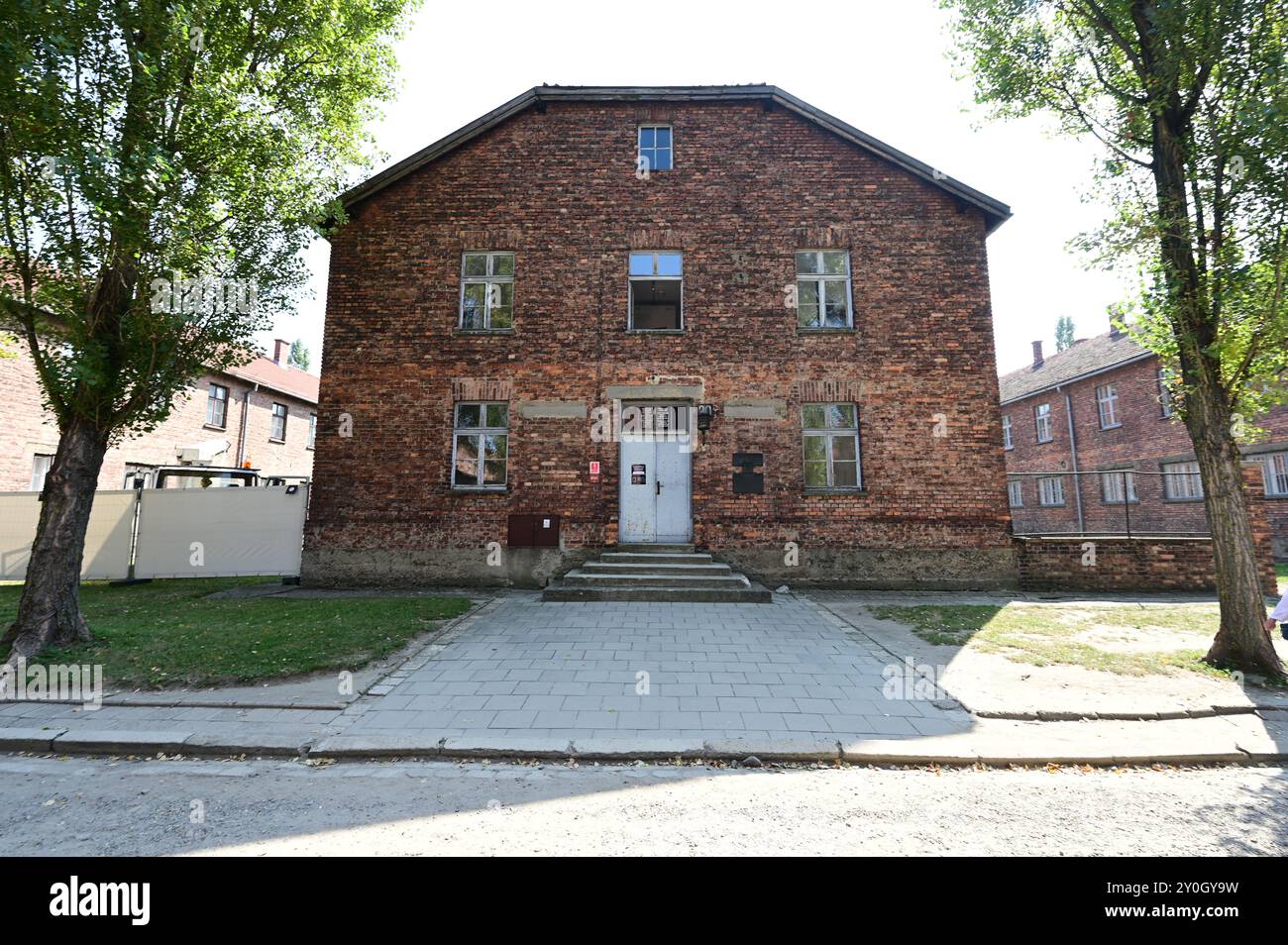 Auschwitz concentration camp Stock Photo - Alamy