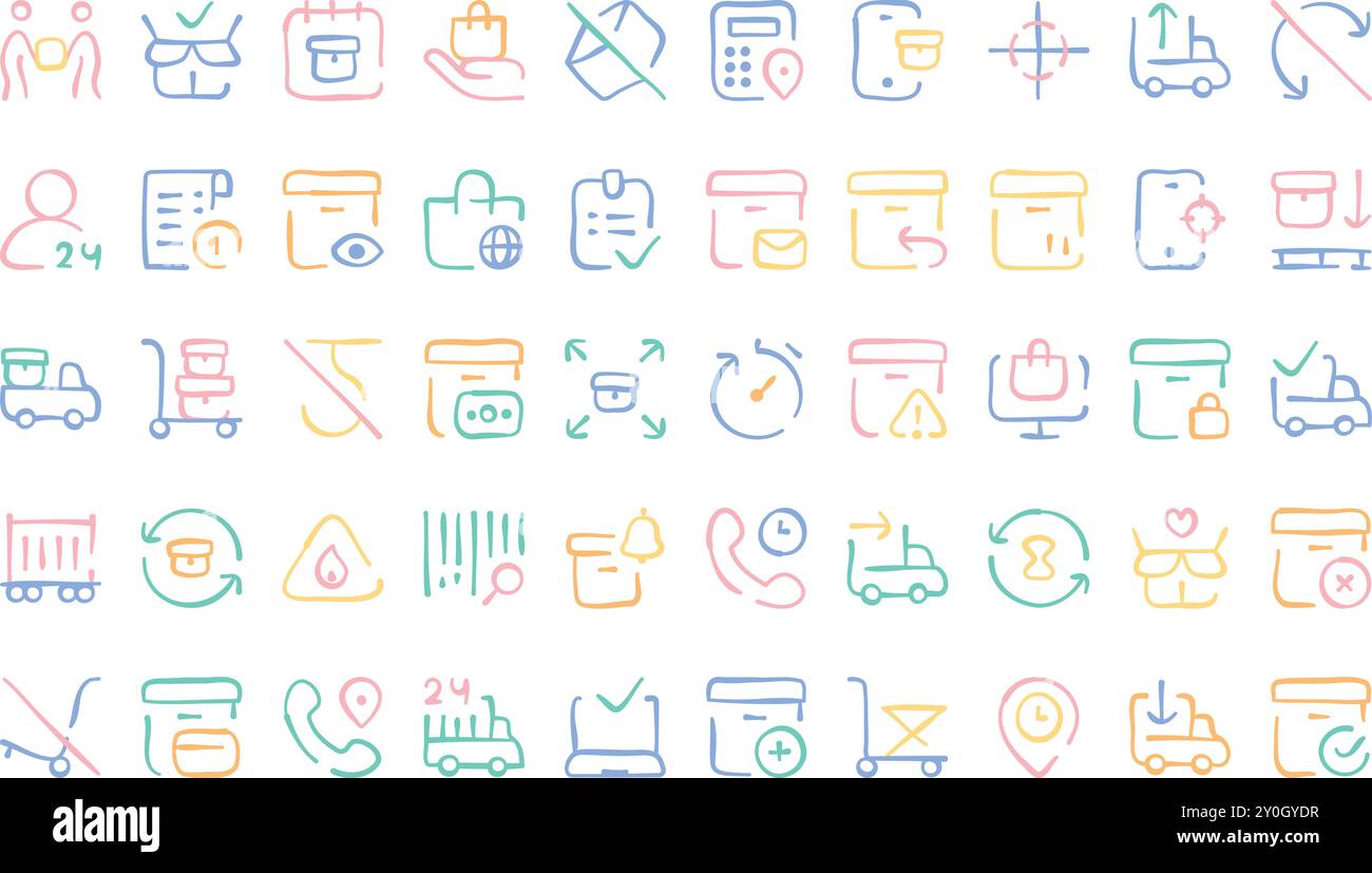 Delivery icons High-Quality Vector Icons Collection with Editable ...