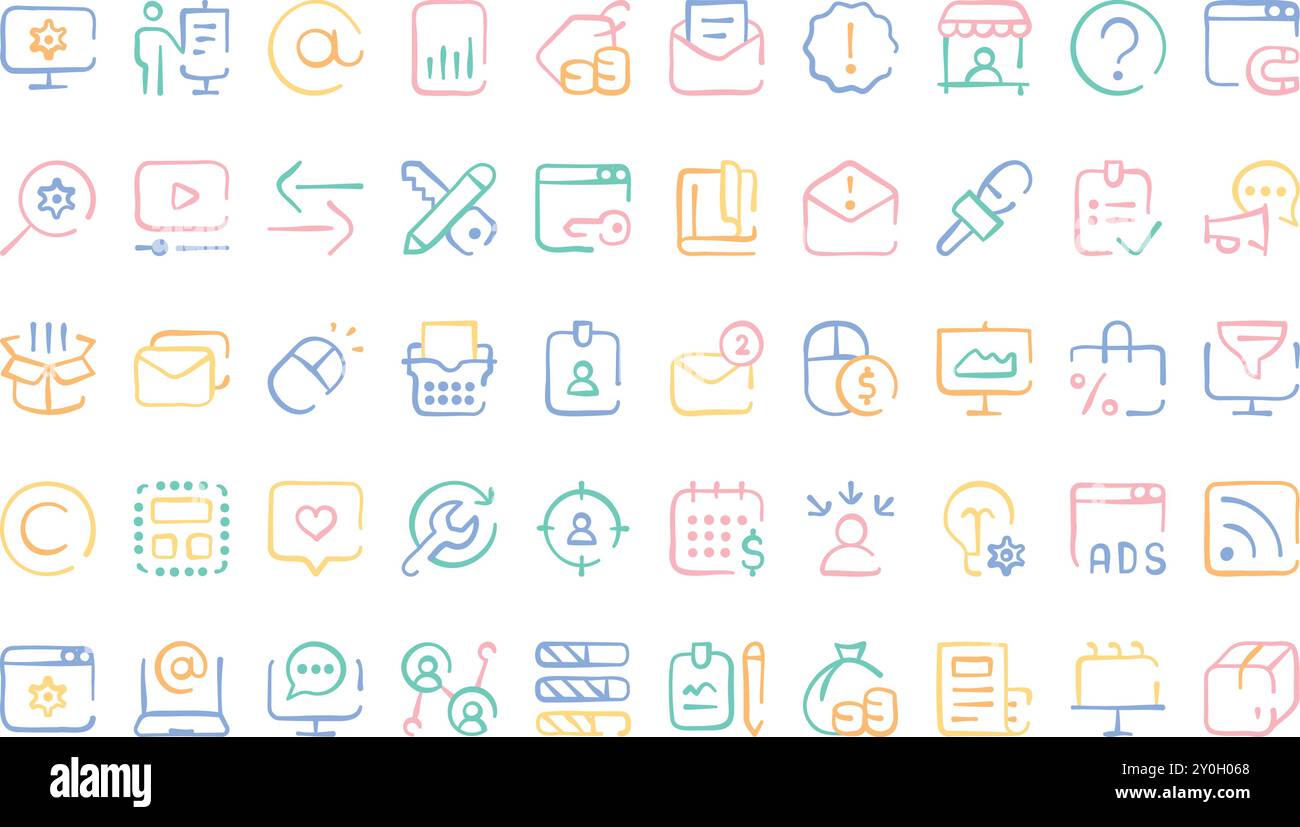 Marketing icons High-Quality Vector Icons Collection with Editable ...
