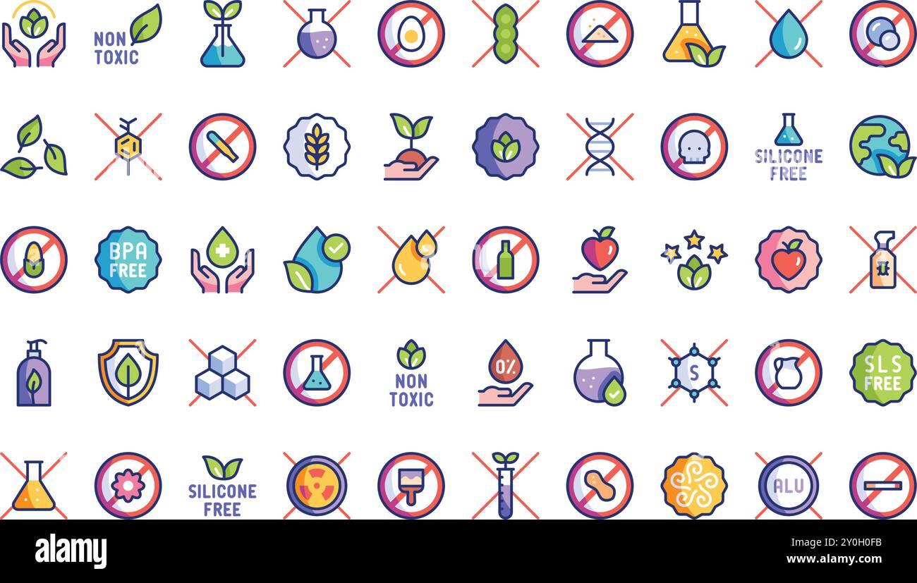 Toxic free icons High-Quality Vector Icons Collection with Editable ...