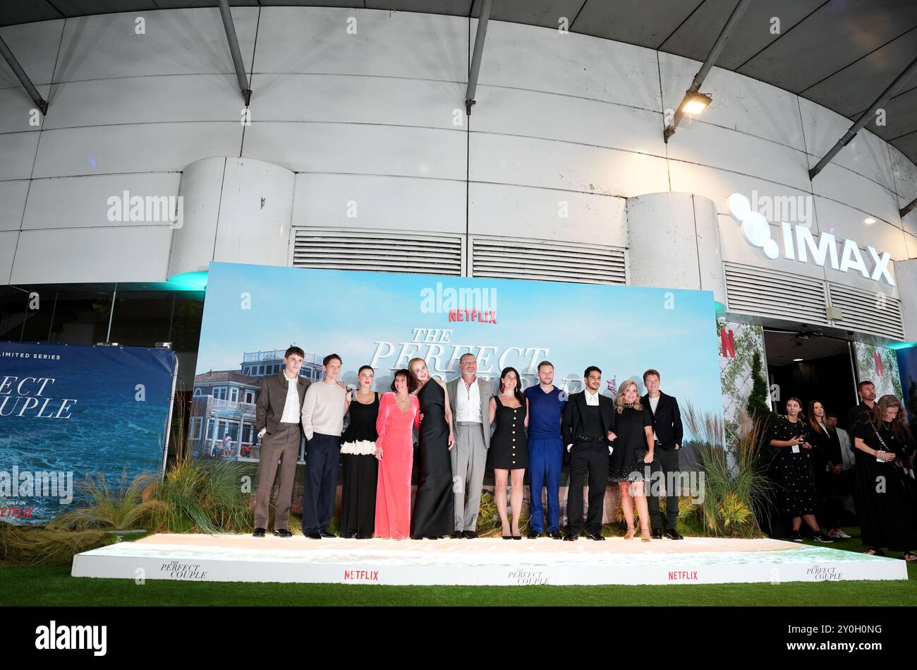 The cast and director attend the UK premiere of The Perfect Couple at ...