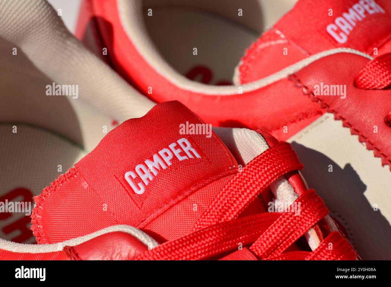 Camper shoes label hi-res stock photography and images - Alamy