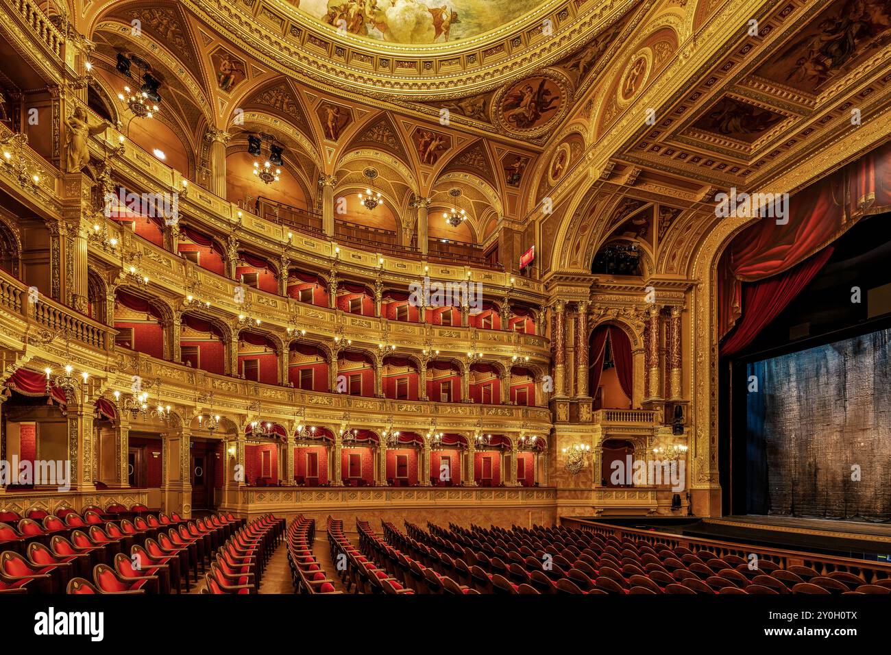National Opera of Hungary in Budapest Stock Photo - Alamy