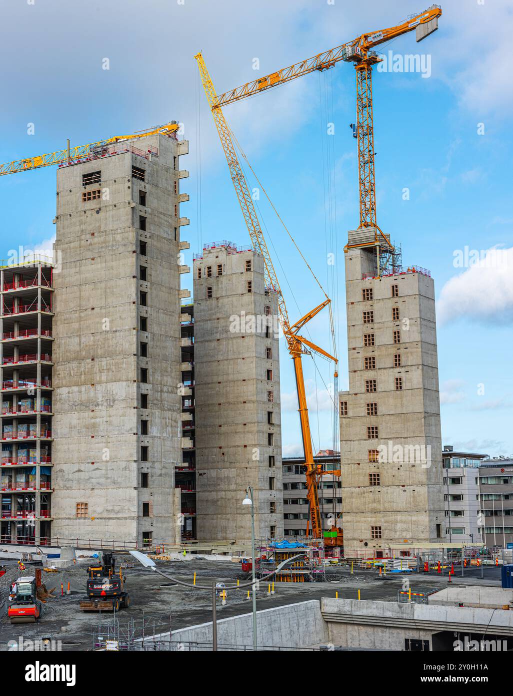 Gothenburg, Sweden - september 20 2019: High rise building under ...