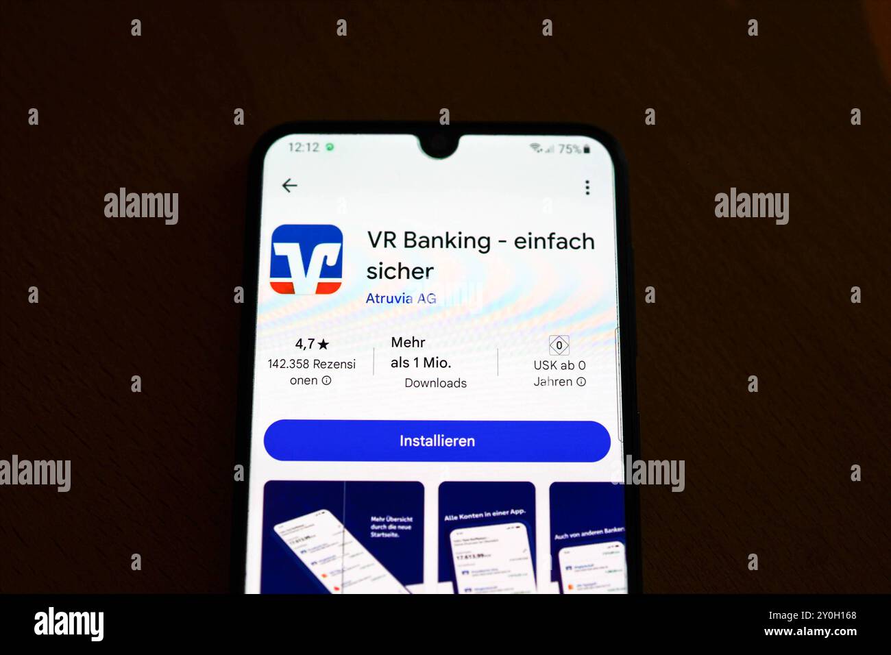 Stockbilder 09/2024 VR Volksbank Banking APP *** Stock photos 09 2024 ...