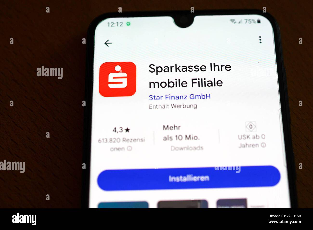 Stockbilder 09/2024 Sparkasse Banking APP *** Stock photos 09 2024 ...