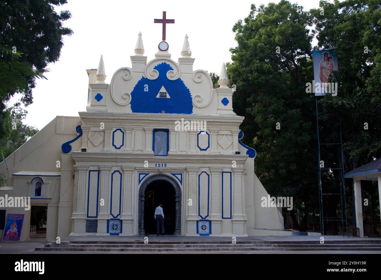 Entrance, Luz Church, Church of Our Lady of Light, Chennai, Tamil Nadu ...