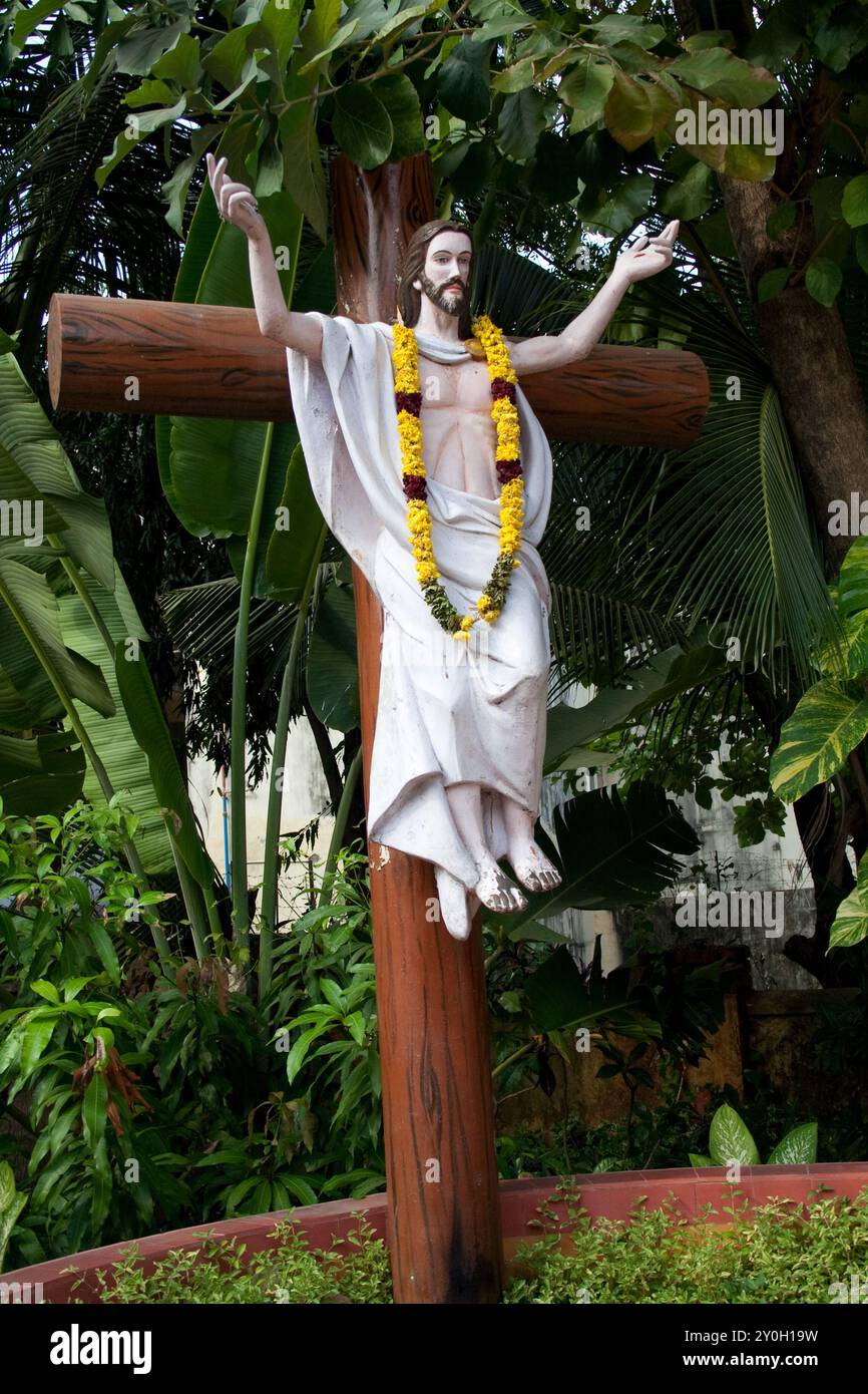 Christ on the Cross; Luz Church, Church of Our Lady of Light, Chennai ...