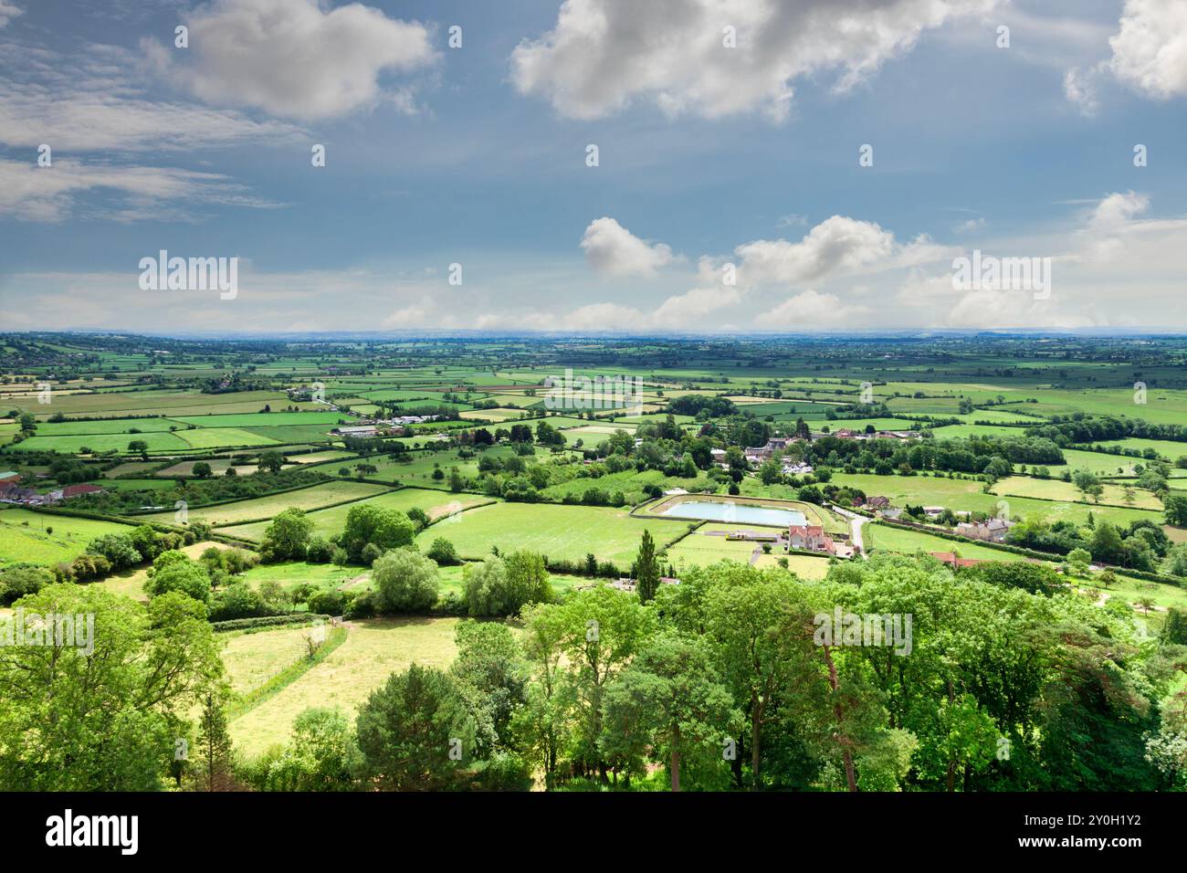 Somerset levels landscape england hi-res stock photography and images ...