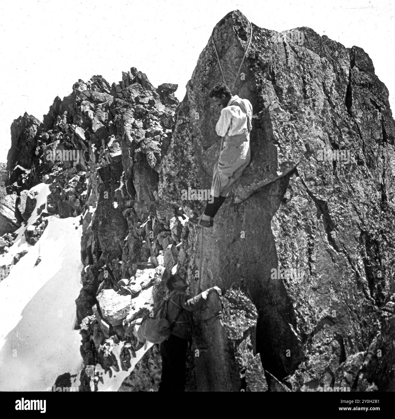 Switzerland mountain alpine Black and White Stock Photos & Images - Alamy