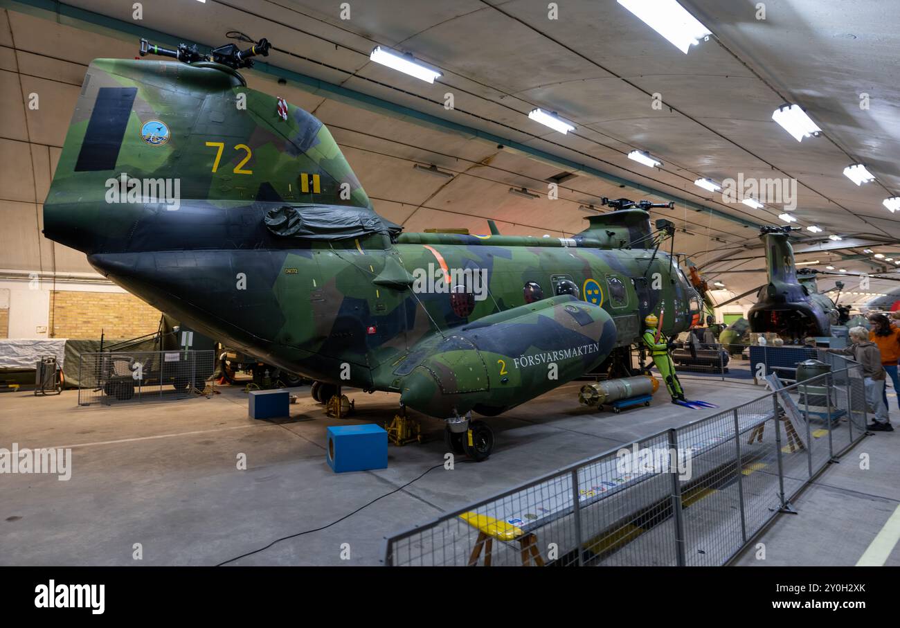 Gothenburg, Sweden - september 24 2022: Boeing Vertol CH-46 Swedish ...