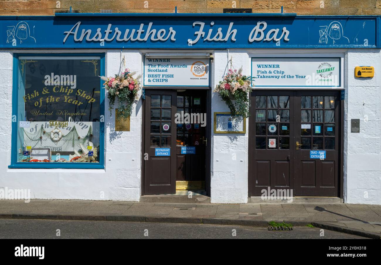 Anstruther Fish Bar, East Neuk of Fife, Scotland Stock Photo - Alamy