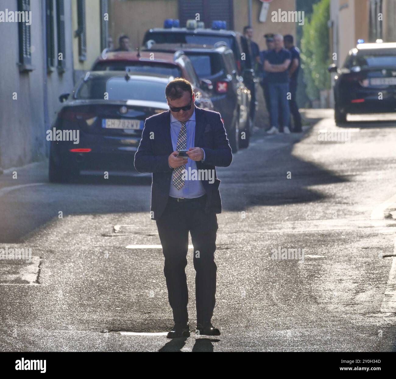 RIS inspection in Suisio where the confessed murderer of Sharon Verzeni ...