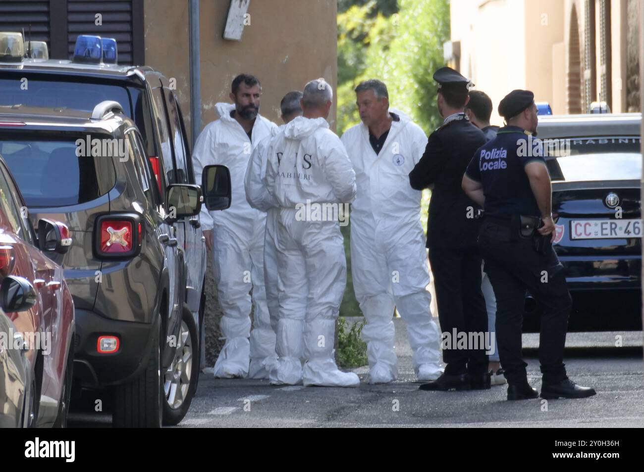 RIS inspection in Suisio where the confessed murderer of Sharon Verzeni ...