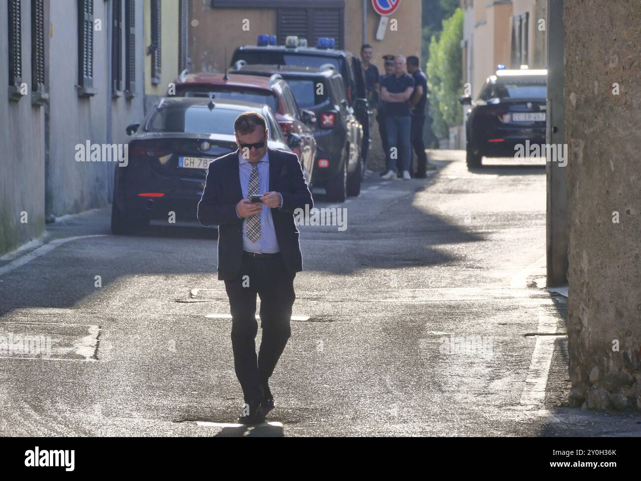 RIS inspection in Suisio where the confessed murderer of Sharon Verzeni ...