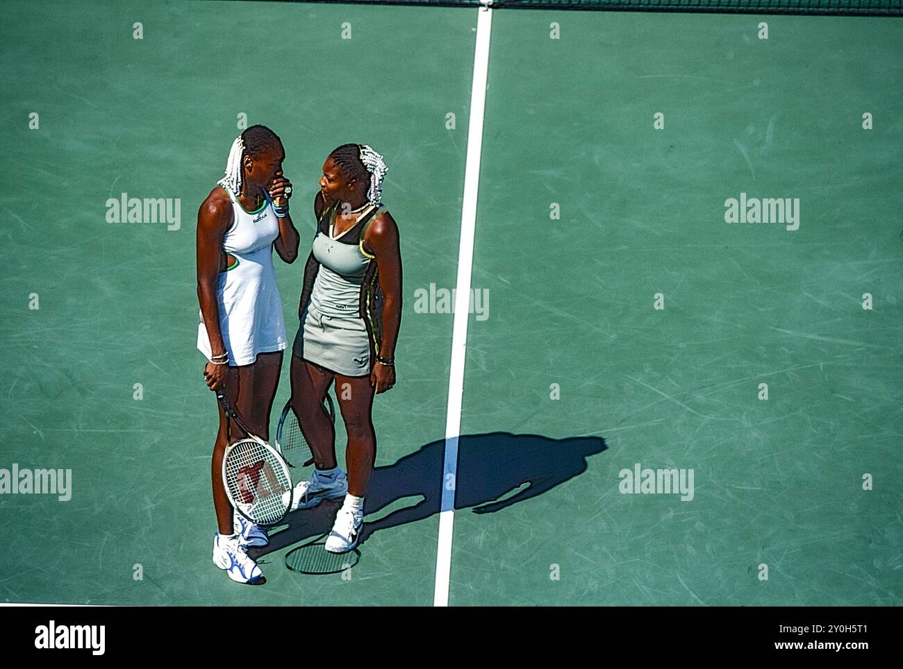 Serena Williams (USA) and sister Venus win the doubles championship at ...
