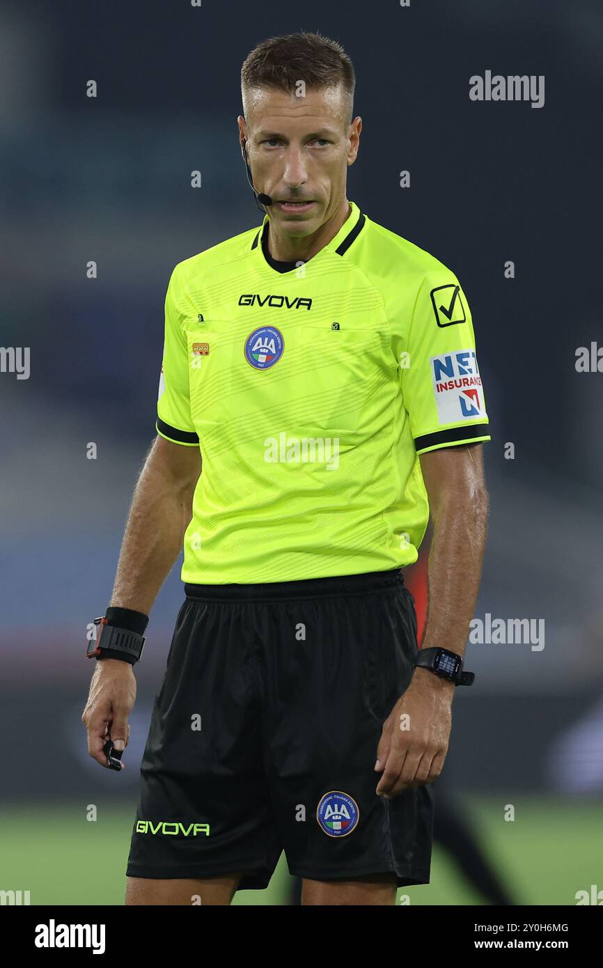 Italian referee Davide Massa during the Serie A football match SS Lazio ...