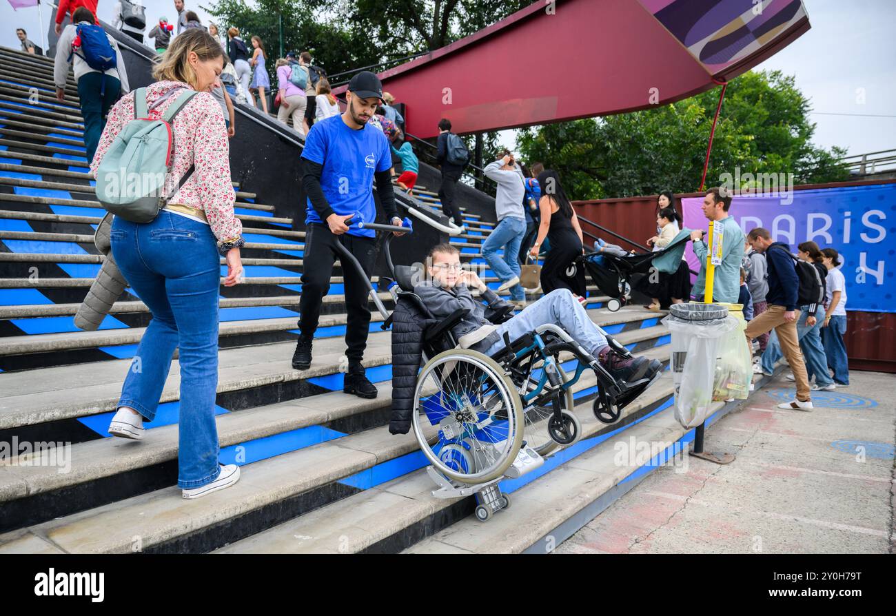 Paris, France. 30th Aug, 2024. Paralympics, Paris 2024, athletics ...