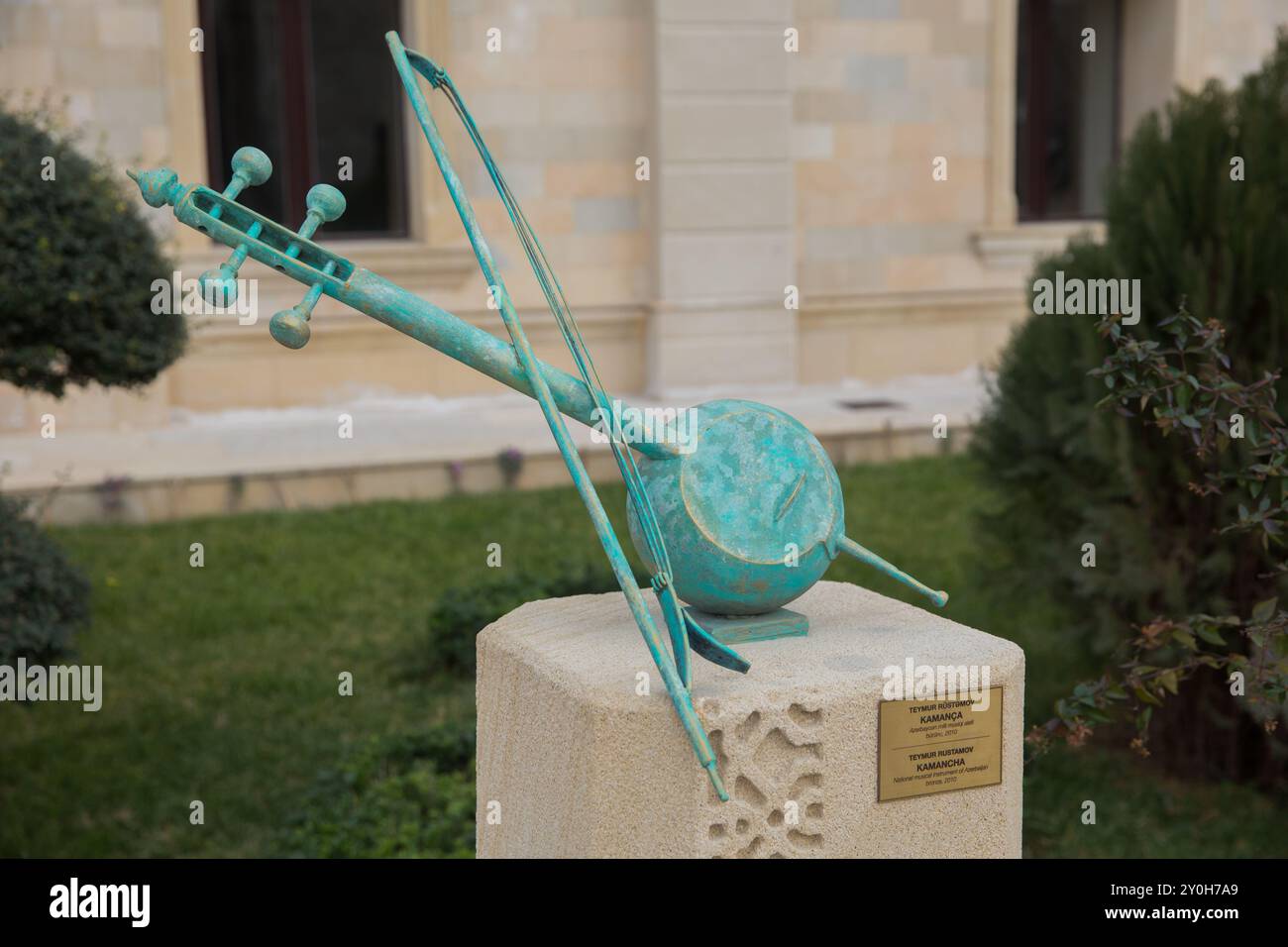 Azerbaijan, Baku . 01.01.2000 . Teymur Rustamov Kamancha . Bronze 2010 ...