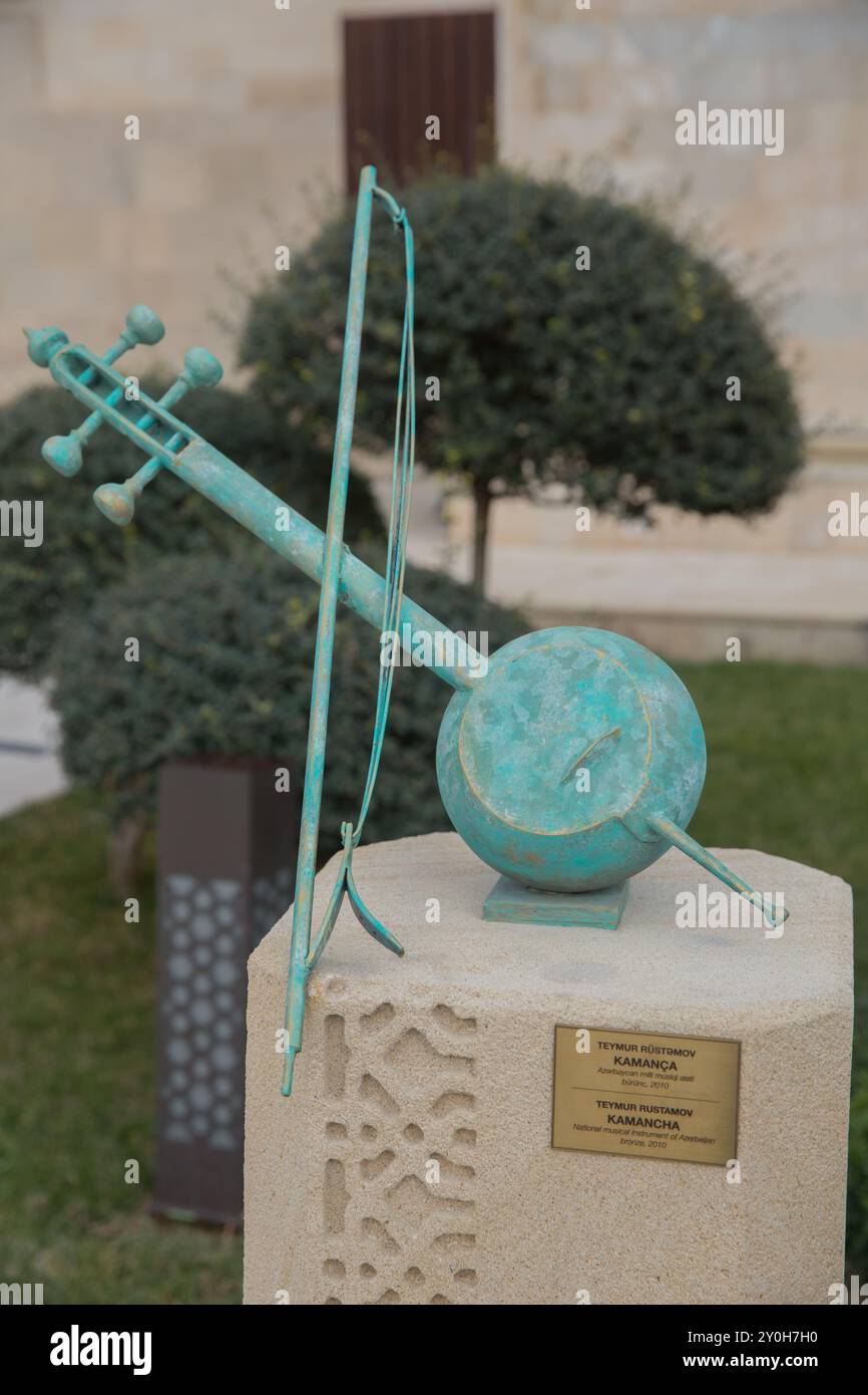 Azerbaijan, Baku . 01.01.2000 . Teymur Rustamov Kamancha . Bronze 2010 ...